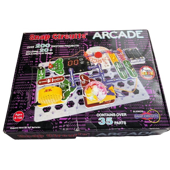 Elenco | Toys | Elenco Snap Circuits Arcade Build And Play Game | Poshmark